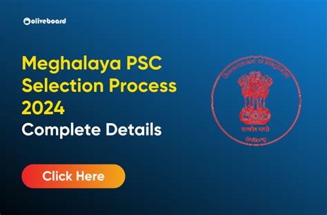 Meghalaya PSC Selection Process Prelims Mains Interview