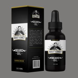 Packaging Design For Hot New Retail Beard Oil Brand Abbot Kinney