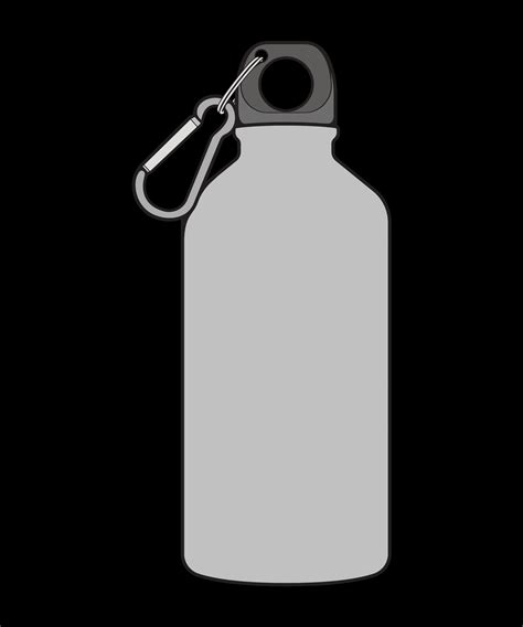 Coloring Of Tumbler Bottle Outline Drawing Vector Tumbler Bottle In A