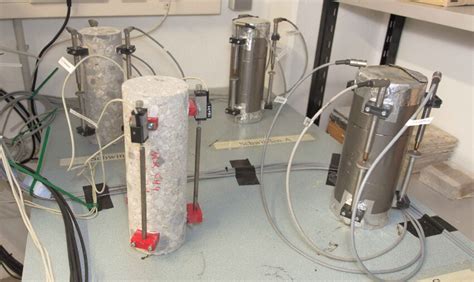 Test Setup For Shrinkage Tests On Sealed And Drying Specimens