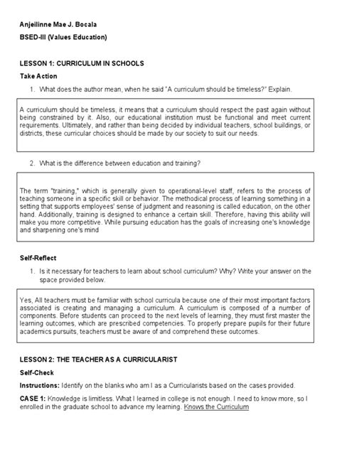 Chapter Assessment Lesson 1 And Lesson 2 Pdf Curriculum Teachers