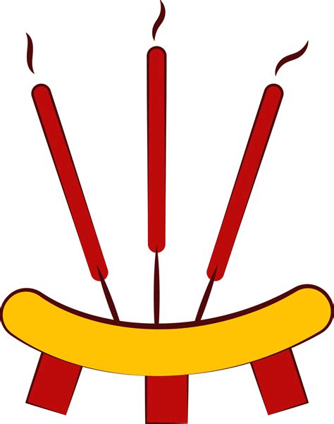 Illustration Of Burning Incense Stick Stand Icon 24214810 Vector Art