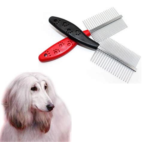 Dog Brush Shedding Flea Stainless Steel Pin Brush Comb For Dogs Cats