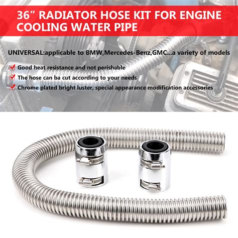 Massey Ferguson 135 Parts 36 Stainless Steel Radiator Flexible Coolant