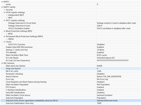 Ra4t1 启动程序卡在rbspinitrtc Forum Ra Mcu 和fsp Cn Renesas