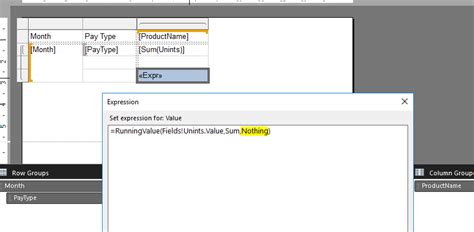 ssrs how to sum the different group total microsoft qanda