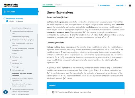 Tsi Prep Course 1 500 Practice Questions Mometrix