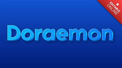 Doraemon Heaven Text Effect Generator