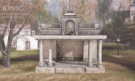 Second Life Marketplace Ionic Ancient Temple Stage Second Life Marketplace Ionic Ancient Temple Stage