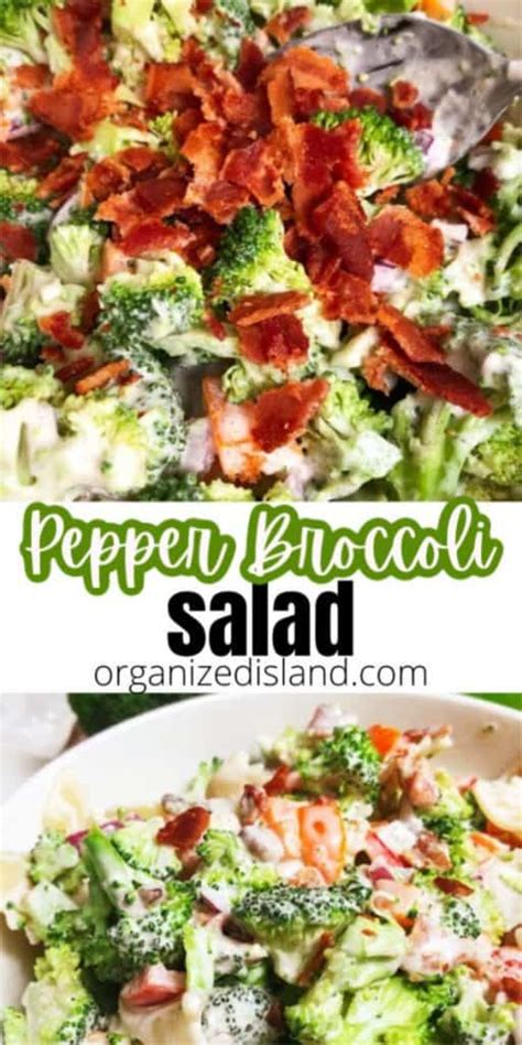 Pepper And Broccoli Pasta Salad Organized Island