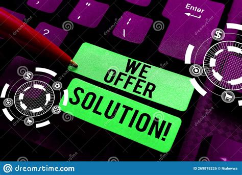 Conceptual Caption We Offer Solution Conceptual Photo Give Means Of Solving Problem Or Dealing