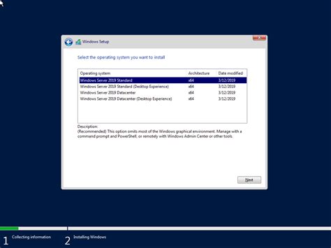 Setup Windows Server Core 2019 LABDEMO