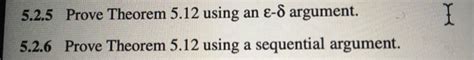 Solved Theorem 512 Boundedness Away From Zero If The