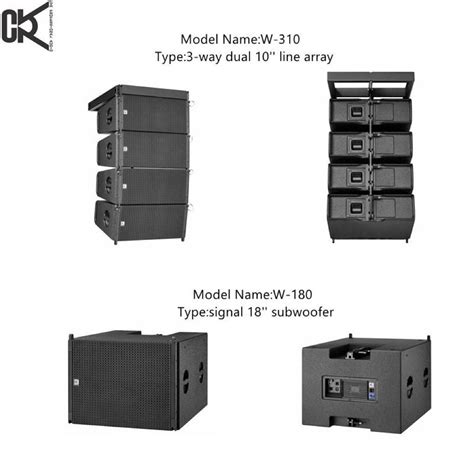 Three Way W Big Power Loudspeakers PA Audio Line Array System Woith Competitive Price Line