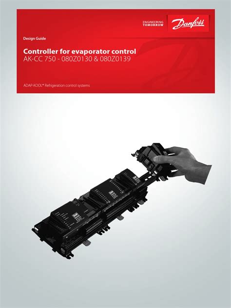 Controler Danfoss Ak Cc 750 Rs8gm222 Cc750 Pdf Relay Switch