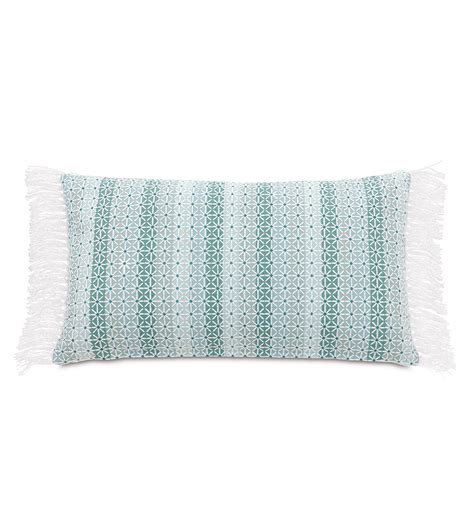 Laguna Embroidered Decorative Pillow Eastern Accents