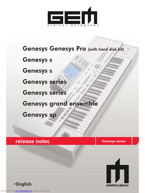 Genesys Pro Pdf Operating System Scale Music