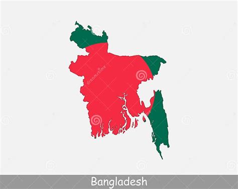 孟加拉国地图标志 白色背景中突显的国旗孟加拉地图 矢量图插图 向量例证 插画 包括有 聚会所 亚特兰提斯 214809773