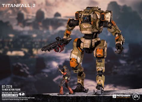 New Photos Mcfarlane Titanfall 2 Bt 7274 With Pilot Jack Cooper