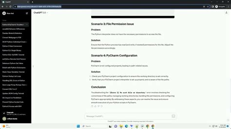 Python Pycharm Errno 2 No Such File Or Directory Youtube