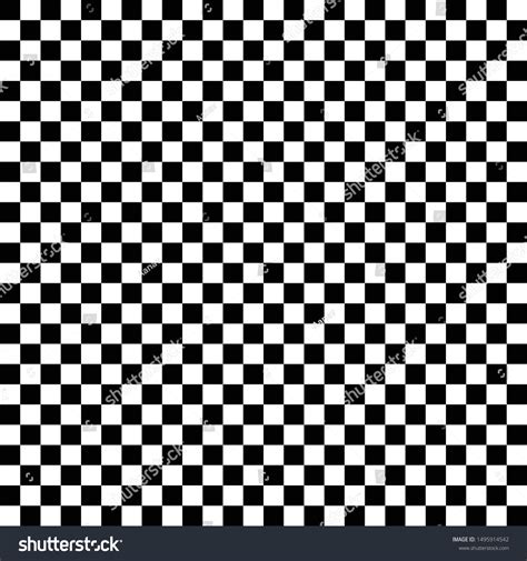 Checkered Chequered Seamless Pattern Chess Squares Stock Vector Royalty Free