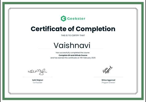 Gitcertification Github Vaishnavi Shweta Parawade