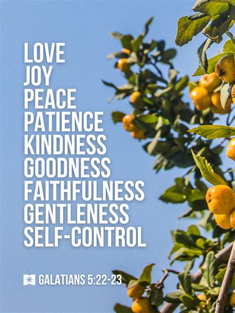 Galatians 522 But The Fruit Of The Spirit Is Love Joy Peace F