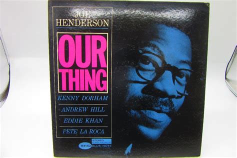 【やや傷や汚れあり】【us盤vangelder刻印】joe Hendersonジョー・ヘンダーソン「our Thing」lp（12インチ