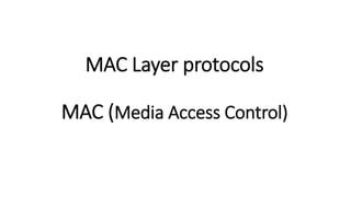 Csma Cd And Csma Ca Pptx