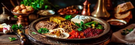 Premium Photo Traditional Passover Seder Plate With Symbolic Foods