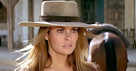 Raquel Welch As Hannie Caulder About To Test Her Gun In Hannie Caulder