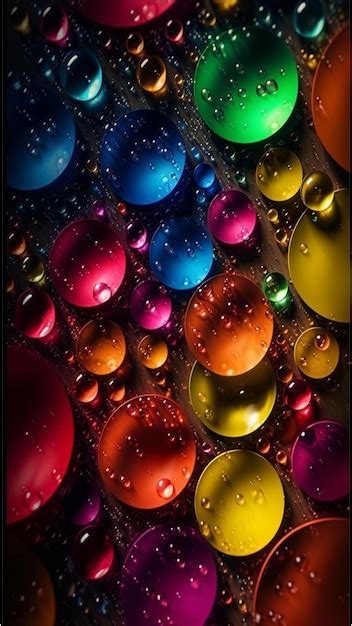 Lindas Cores De Papel De Parede Foto Premium