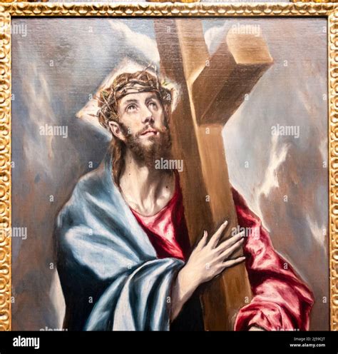 Cristo abrazado a la cruz Fotos und Bildmaterial in hoher Auflösung
