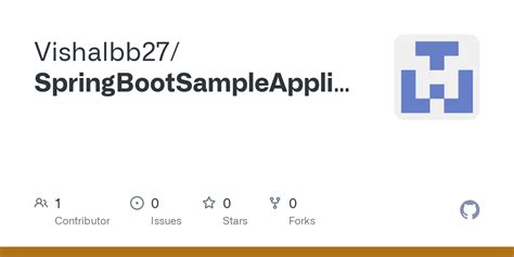 Github Vishalbb27springbootsampleapplication