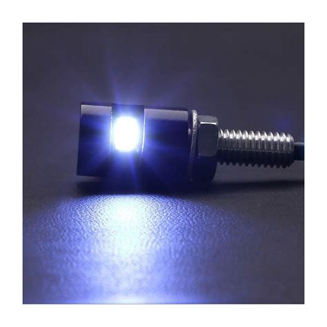 Pack de éclairages LED Moto plaque d immatriculation Universel V