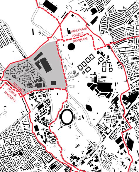 Hackney Wick In The Context Of Significant Boundaries In 2015 Source