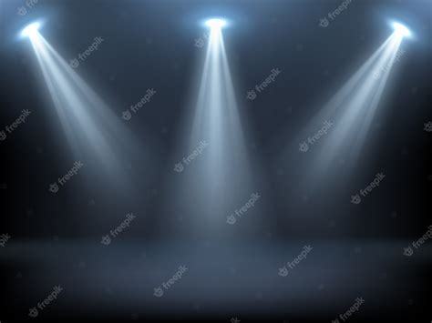 스포트 라이트로 조명 무대 무료 벡터