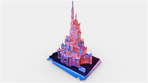 Hong Kong Disneyland Castle Renovation Buy Royalty Free 3d Model By