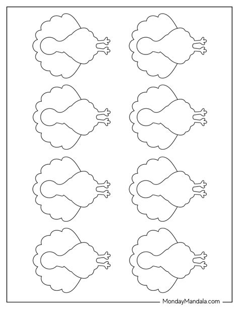 Printable Small Turkey For Printers