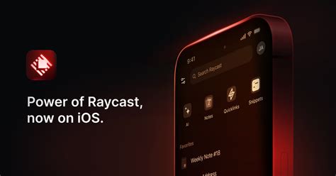 Raycast for iOS