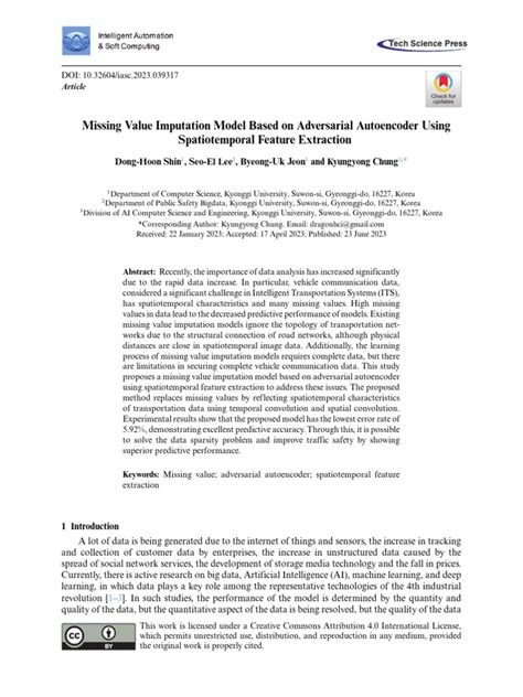 Spatio Temporal Included Paper Pdf Applied Mathematics