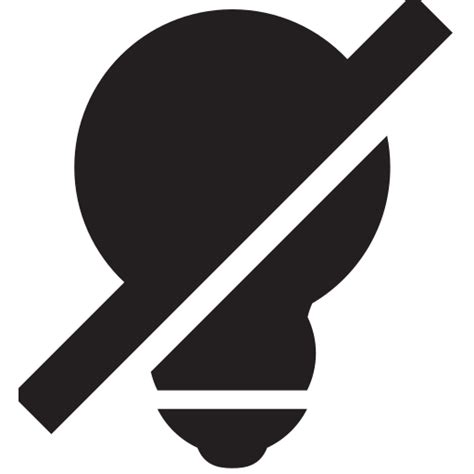 Lightbulb Off Icon