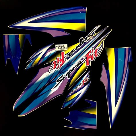 Jual Stiker Supra Fit Striping HONDA IMI BIRU UNGU PUTIH HIJAU Shopee Indonesia