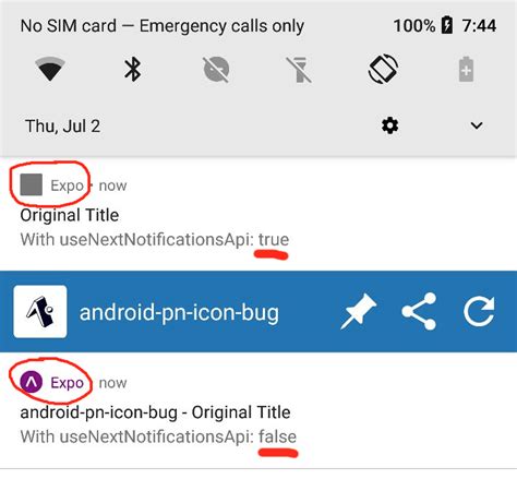 Expo Notifications Android Notification Icon When Using