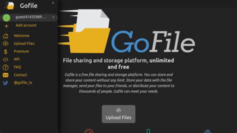 Gofile Fast Free Secure File Sharing Storage Futureen
