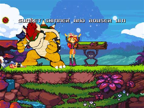 Sunset And Bowser Defeated Satsuki And Good Sunset By Evilasio2 On