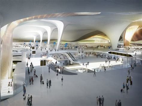 北京新机场设计方案公布 俯瞰像海星图 中国网