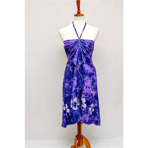 Napua Dresses Vintage 98s Napua Collection Rayon Purple Sun Dress