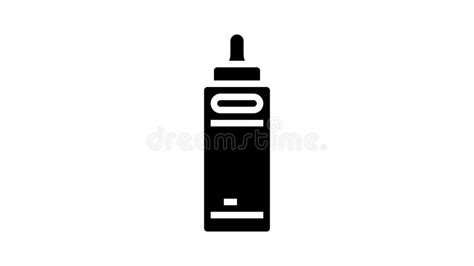 Scalp Savior Glyph Icon Animation Stock Video Video Of Firming