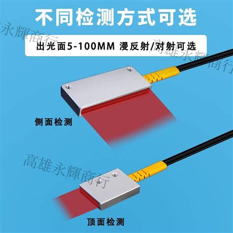 上新、矩陣光纖傳感器光電開關紅外感應區域檢測漫反射對射細小物體檢測 蝦皮購物